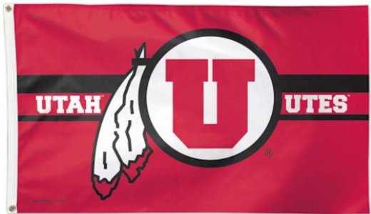 Utah Utes Deluxe Banner Flag 3x5ft