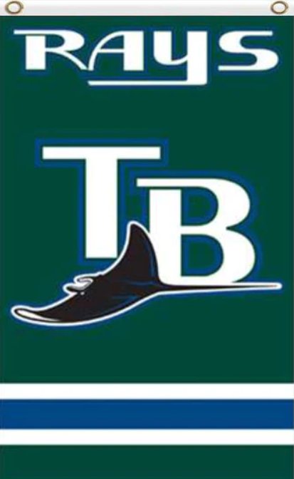 Tampa Bay Rays TB Logo Flag 3x5ft