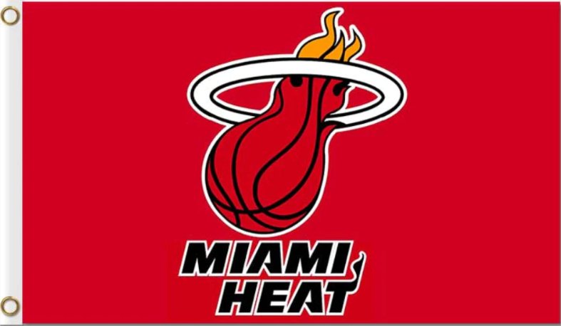Miami Heat Banner Flag 3x5ft