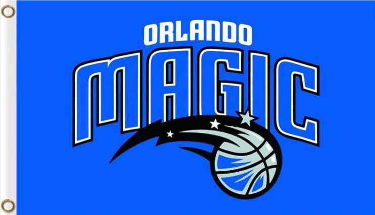 Orlando Magic Logo Flag 3x5ft