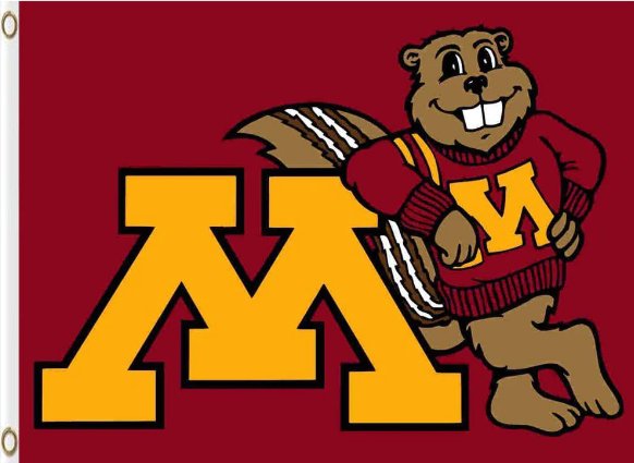 Minnesota Golden Gophers Flag 3x5ft