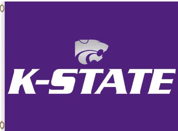 Kansas State Wildcats Hand Flag 3x5ft