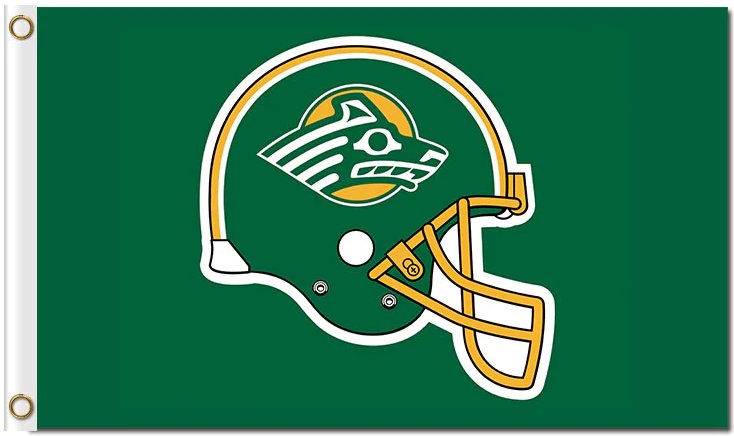 Alaska Anchorage Seawolves Logo Hand Flag 3x5ft-2