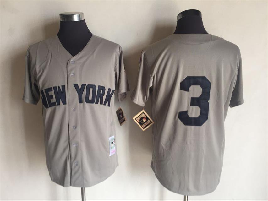 New York Yankees 3 Babe Ruth Baseball Jerseys