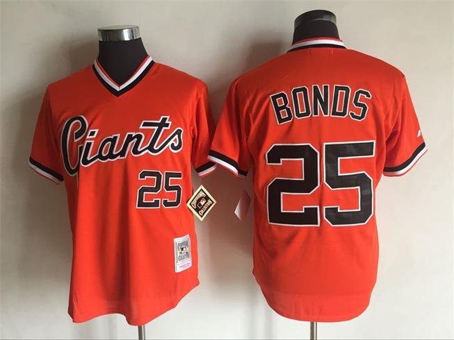San Francisco Giants 25 Barry Bonds Baseball Jerseys