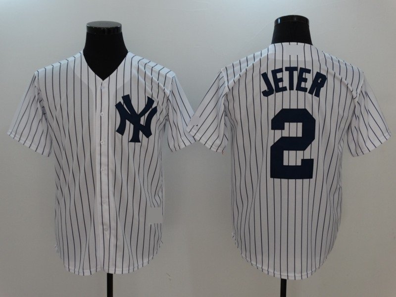 New York Yankees 2 Derek Jeter Baseball Jerseys-3