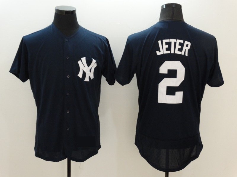 New York Yankees 2 Derek Jeter Baseball Jerseys-1