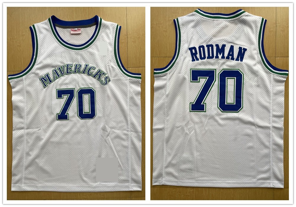 Dallas Mavericks 70 Dennis Rodman Basketball Jerseys