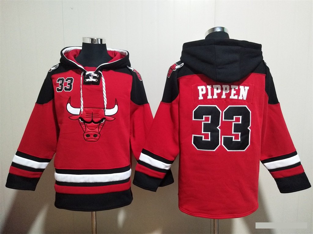 Chicago Bulls 33 Scottie Pippen Hoodies