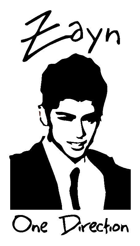 Zayn Malik One Direction 1D Children's Bedroom Decal Wall Art Sticker ...