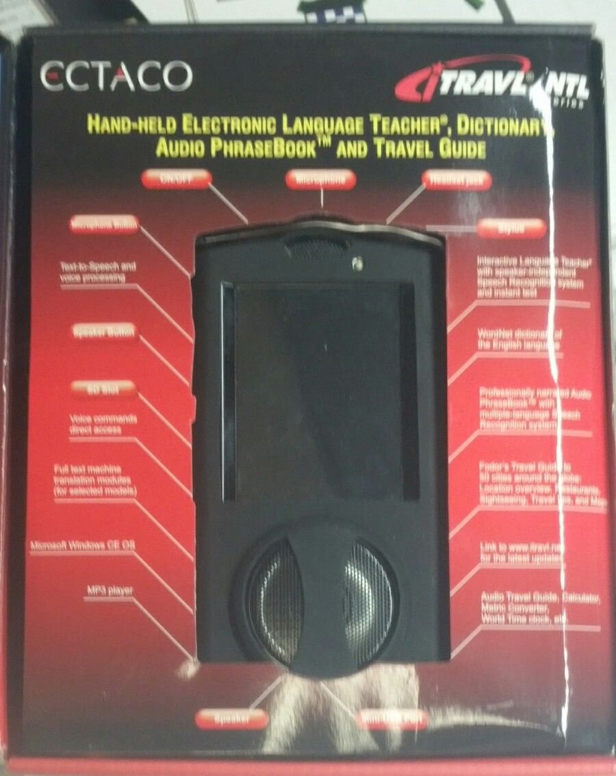 Ectaco iTravl TL-6 Handheld Electronic Language Teacher and Travel ...