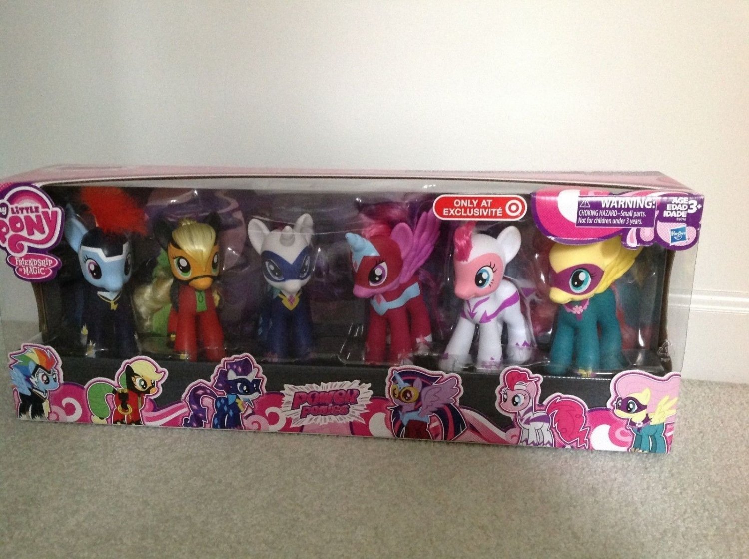 My Little Pony Exclusive 6" POWER PONIES Set Of 6 Full Set of Mane Six ...