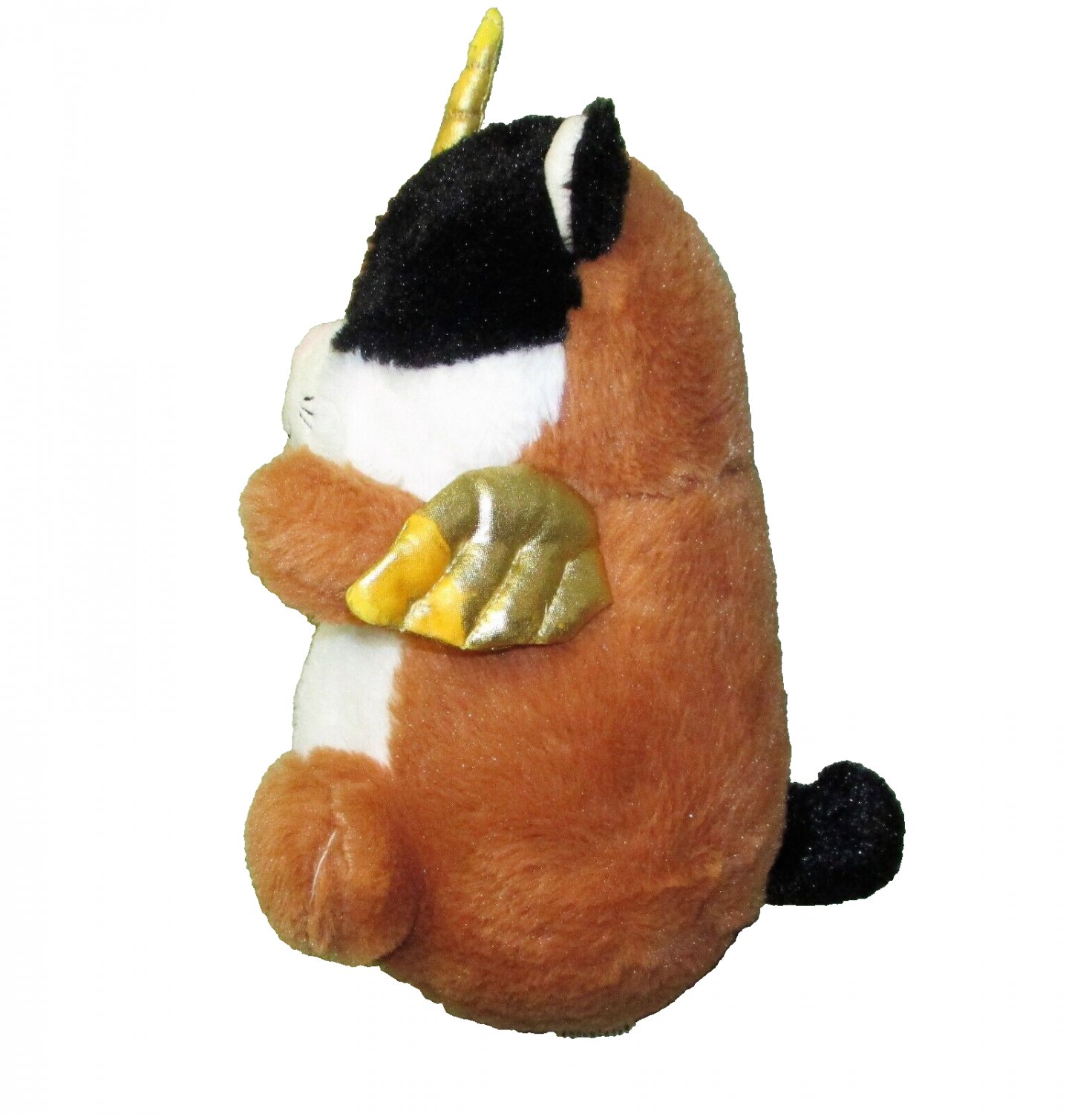 12" KELLYTOY CATICORN PLUSH CALICO CAT UNICORN WITH WINGS STUFFED TOY ...