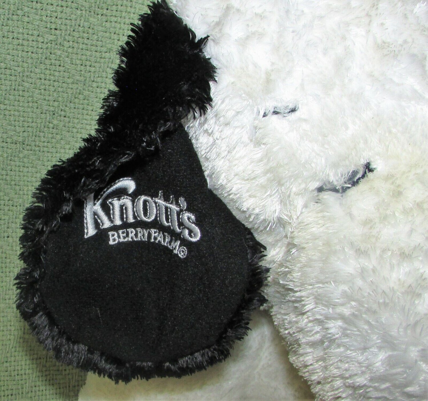 KNOTTS BERRY FARM SNOOPY PLUSH 15" PEANUTS GANG STUFFED ANIMAL WITH RED ...