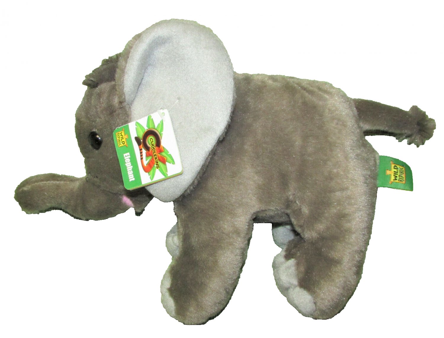 CUDDLEKINS BABY ELEPHANT AFRICAN WITH HANG TAG WILD REPUBLIC STUFFED ...
