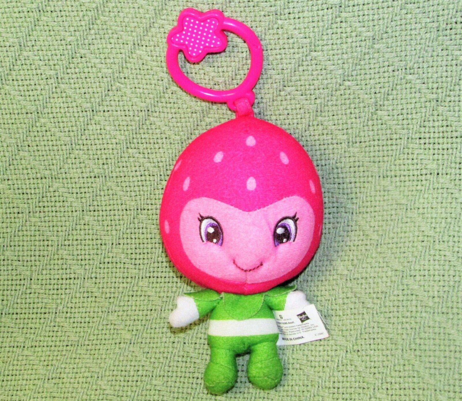 STRAWBERRY SHORTCAKE RASPBERRY BERRYKINS PLUSH CLIP ON AMERICAN ...