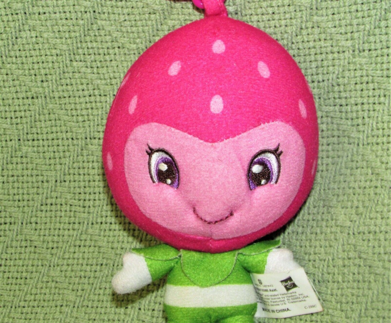 STRAWBERRY SHORTCAKE RASPBERRY BERRYKINS PLUSH CLIP ON AMERICAN ...