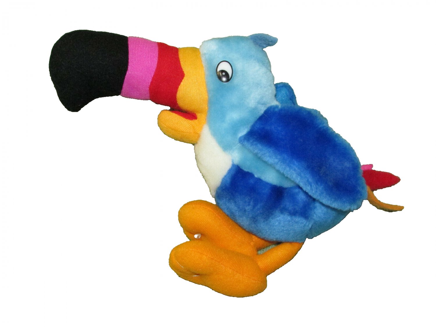 1996 VINTAGE KELLOGG TOUCAN SAM STUFFED ANNIMAL PARROT FRUIT LOOPS 10 ...