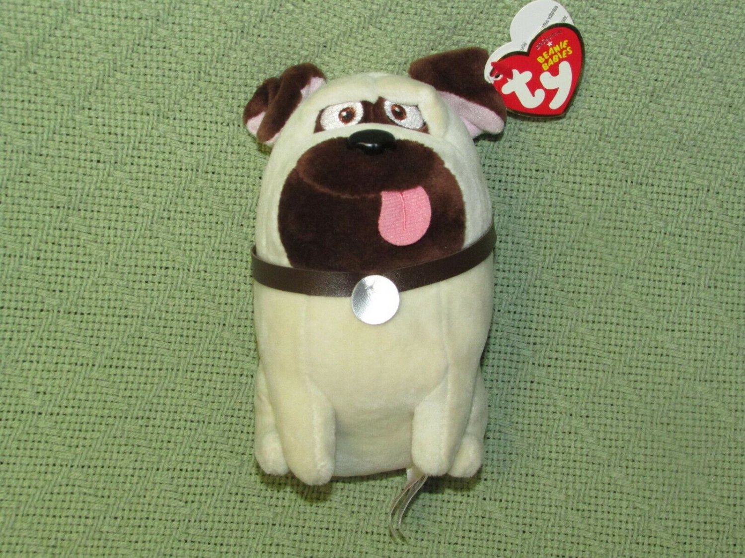 TY MEL DOG SECRET LIFE OF PETS PLUSH STUFFED ANIMAL 6" WITH HEART TAG ...