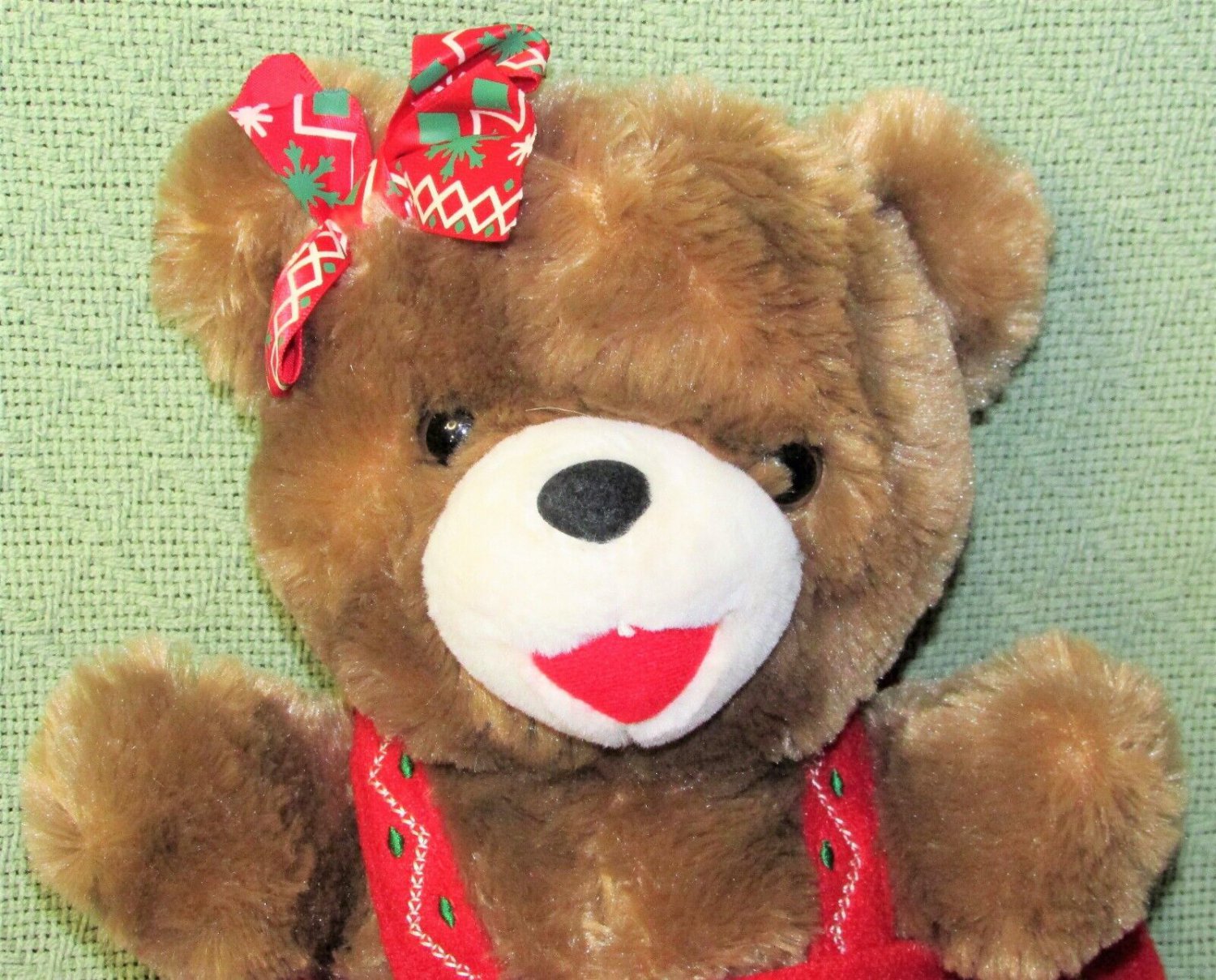2021 SNOWFLAKE GIRL TEDDY BEAR RED JUMPER DRESS STUFFED ANIMAL ...