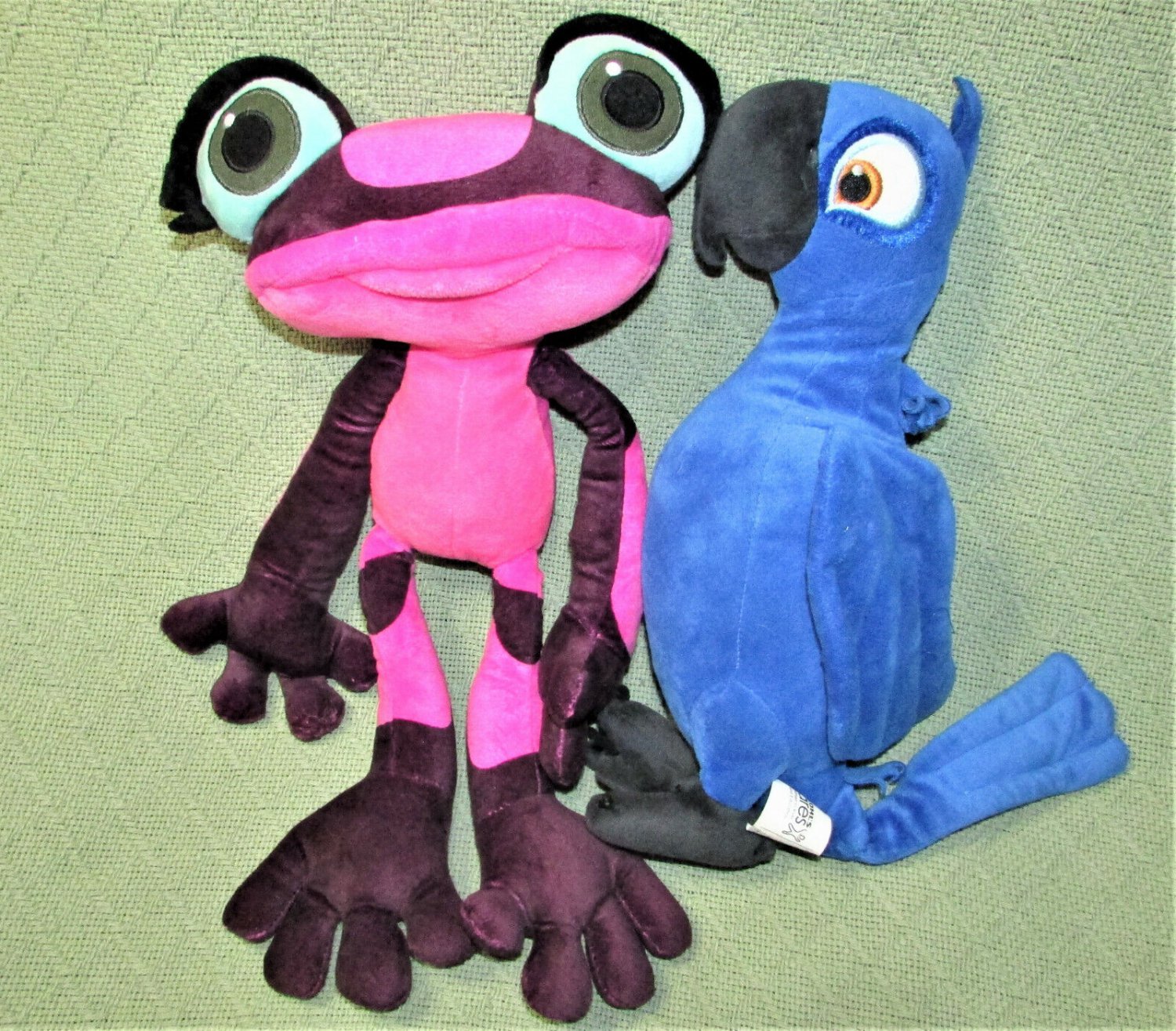 KOHLS RIO 2 GABI POISON DART FROG AND BLUE MACAW BIRD STUFFED ANIMAL ...