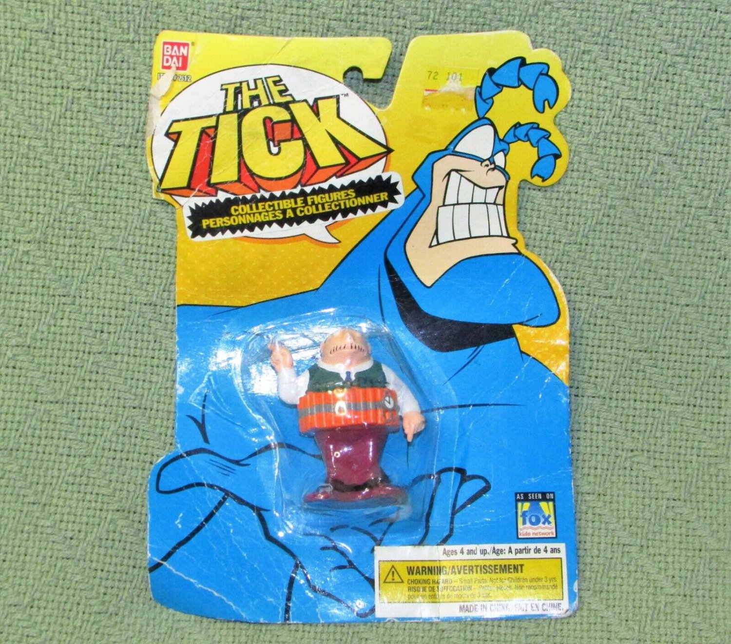 VINTAGE THE TICK ACTION FIGURE DYNA MOLE SEALED PACKAGE 1995 FOX #2612 ...