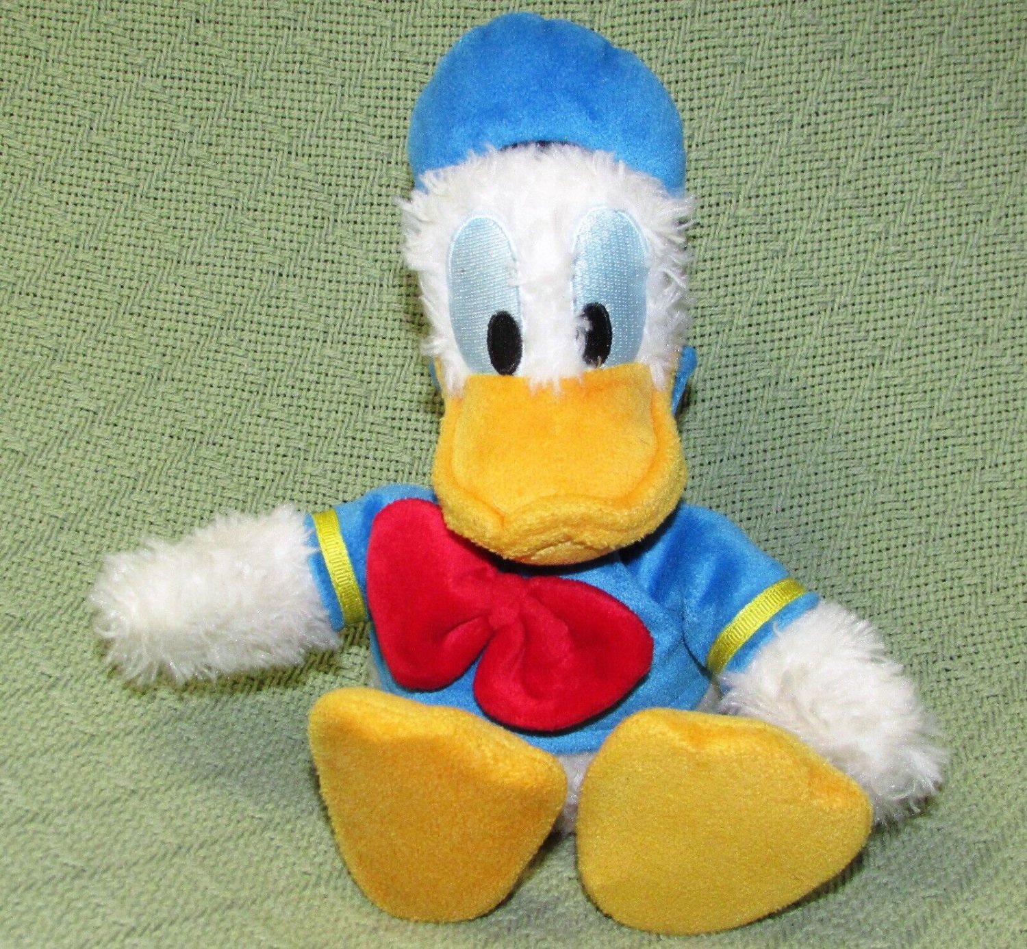 DISNEY PARKS 12" DONALD DUCK PLUSH SCRUFFY FURRY STUFFED ANIMAL CLASSIC TOY
