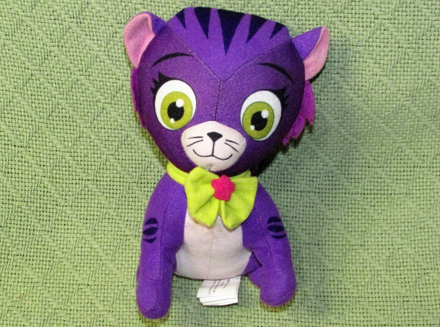 LITTLE CHARMERS PURPLE CAT PLUSH HAZELS PET SEVEN THE KITTY STUFFED ...
