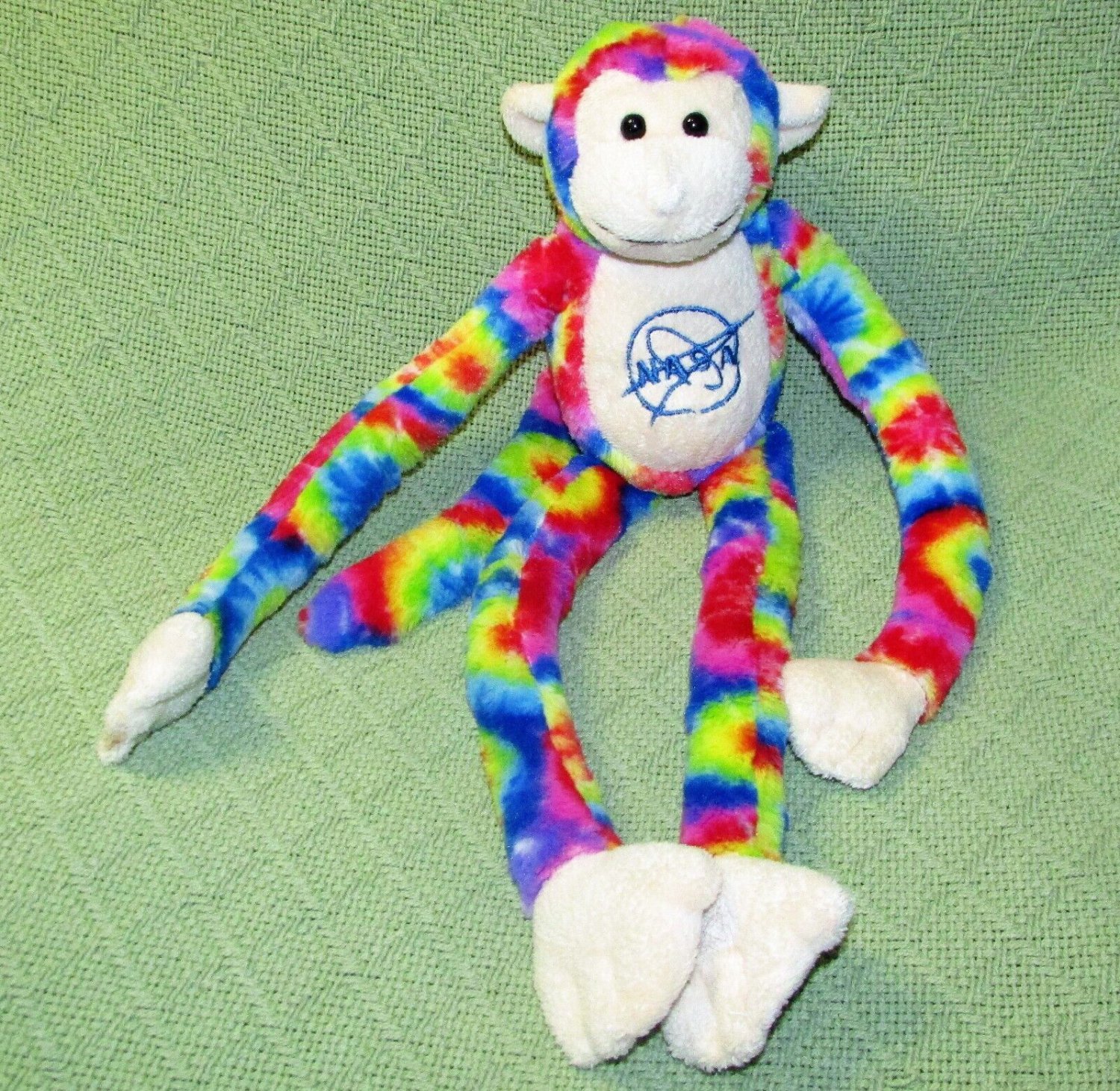 16" FIESTA NASA HANGING MONKEY with SOUND PLUSH STUFFED ANIMAL TOY TYE ...
