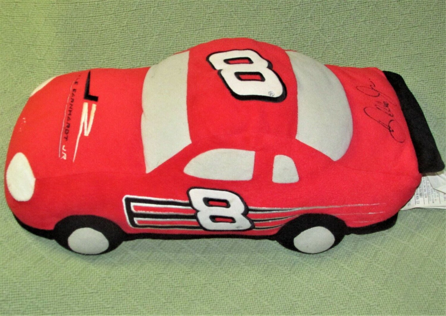 18" DALE EARNHARDT Jr RACE CAR RED #8 PLUSH STUFFED NORTHWEST Co ...