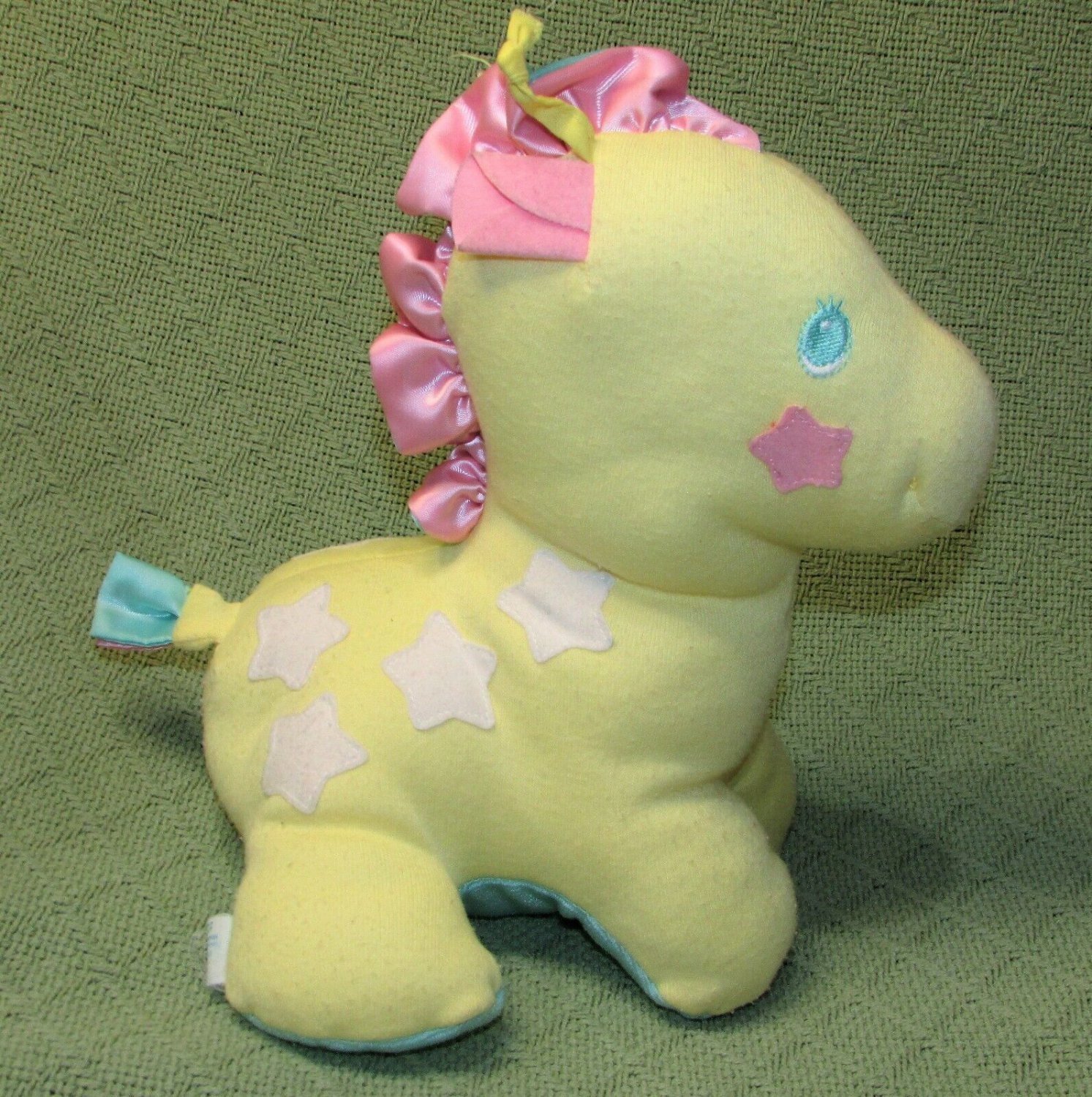 RARE PLAYSKOOL SWEET BEGINNINGS PLUSH GIRAFFE 1991 BABY YELLOW STUFFED ...