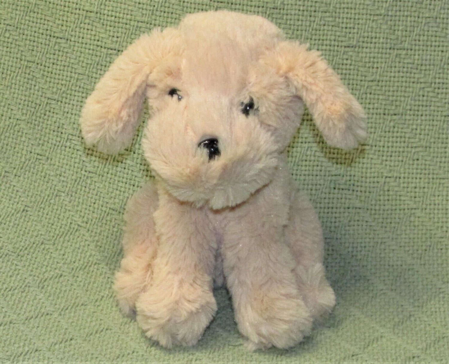 PLAYGO TOYS PUPPY 6" PLUSH STUFFED ANIMAL DOG TAN FLUFFY SOFT SITTING LOVIE