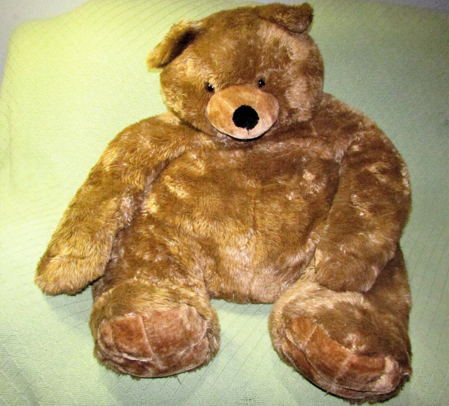 27" MELISSA & DOUG TEDDY BEAR PLUSH STUFFED JUMBO ANIMAL BROWN OVERSIZE TOY