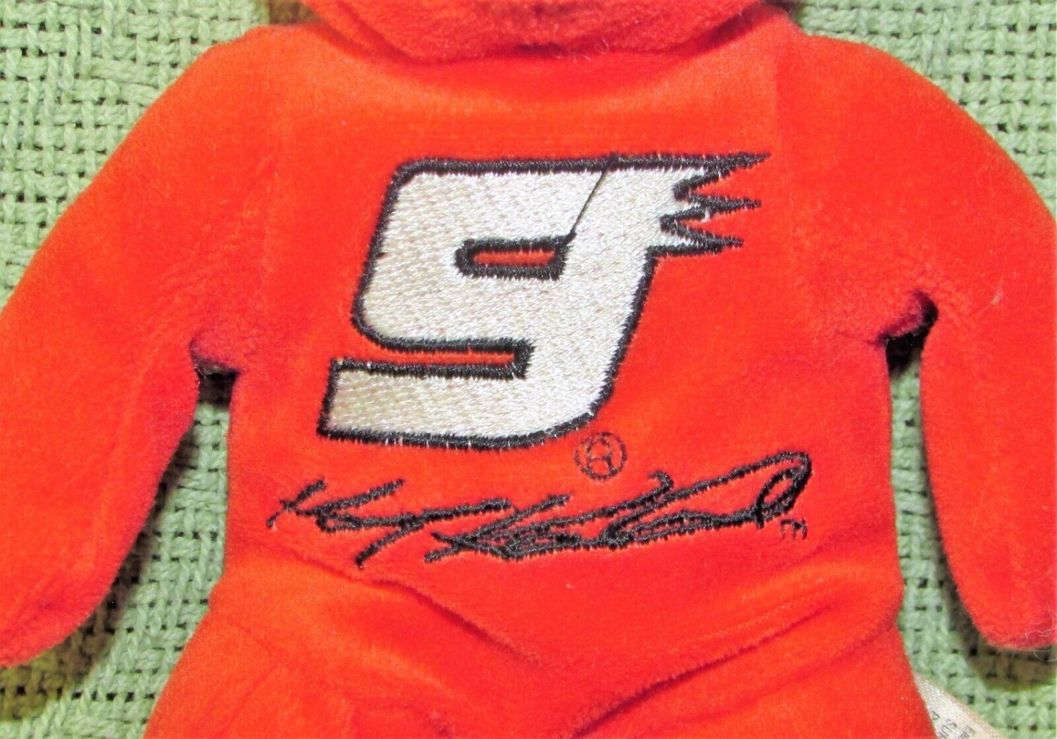 8" NASCAR TEDDY PLUSH TEAM BEARS AUTHENTIC STUFFED ANIMAL #9 RACING CAR ...