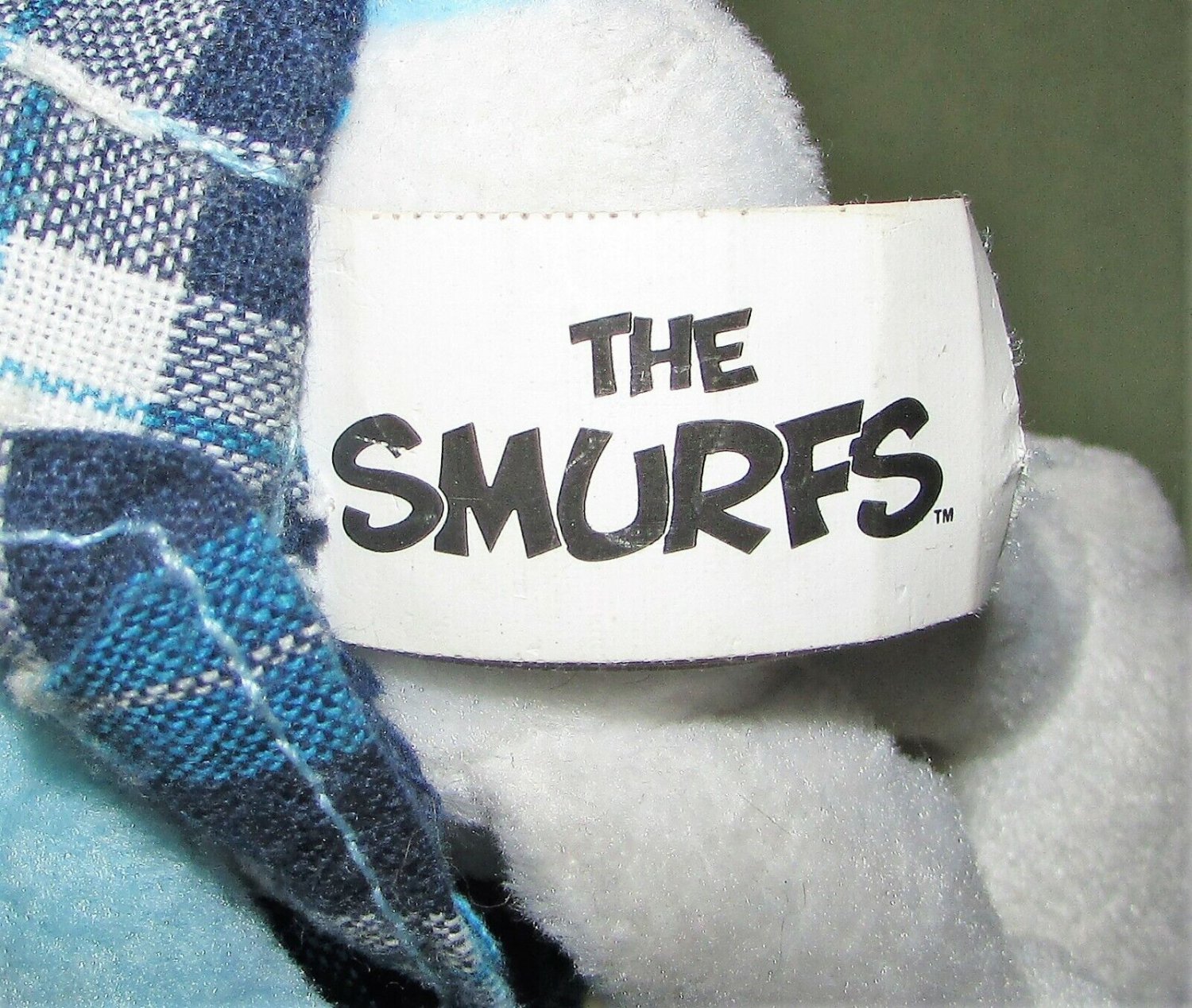 GUTSY SMURF PLUSH SCOTTISH KELLYTOY 10" STUFFED ANIMAL DOLL PEYO 2013 ...