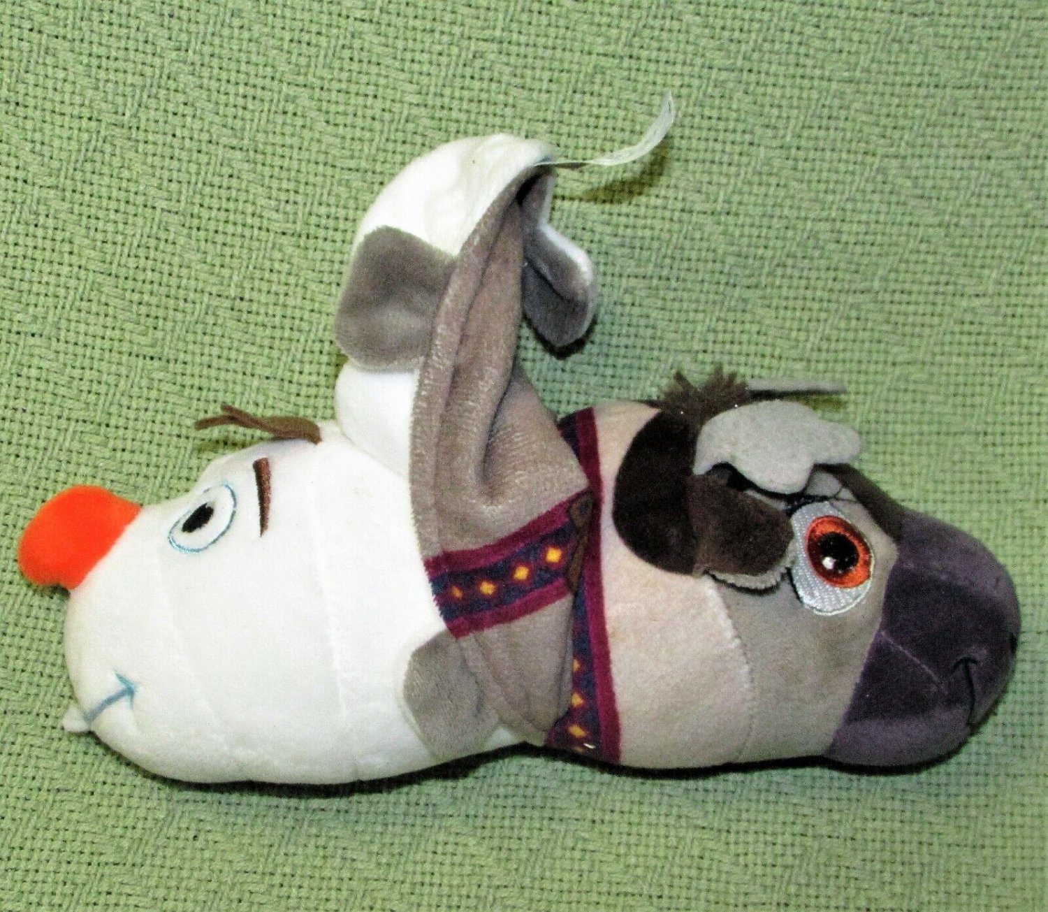 9.5" FROZEN FLIP A ZOO PLUSH SVEN AND OLAF SNOWMAN STUFFED ANIMAL ...