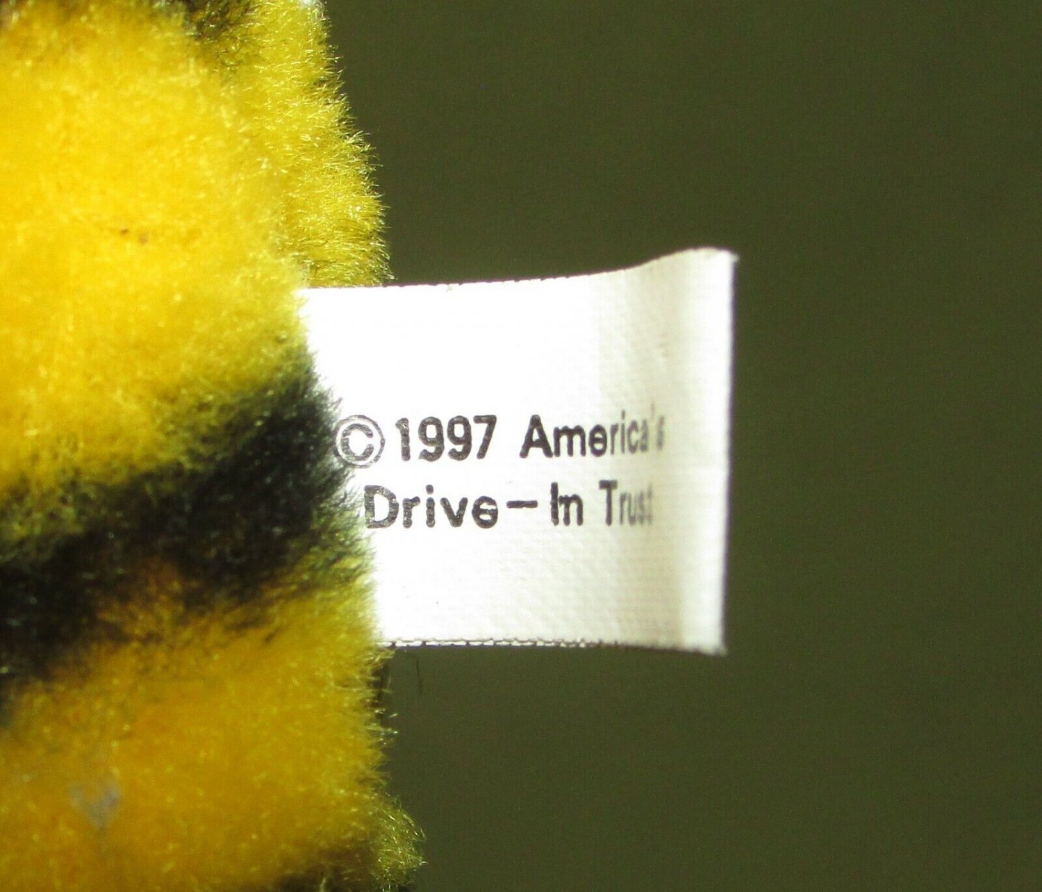 VINTAGE SONIC FINGER PUPPET PLUSH TIGER WILD CAT 1997 3.5" TOY AMERICA ...