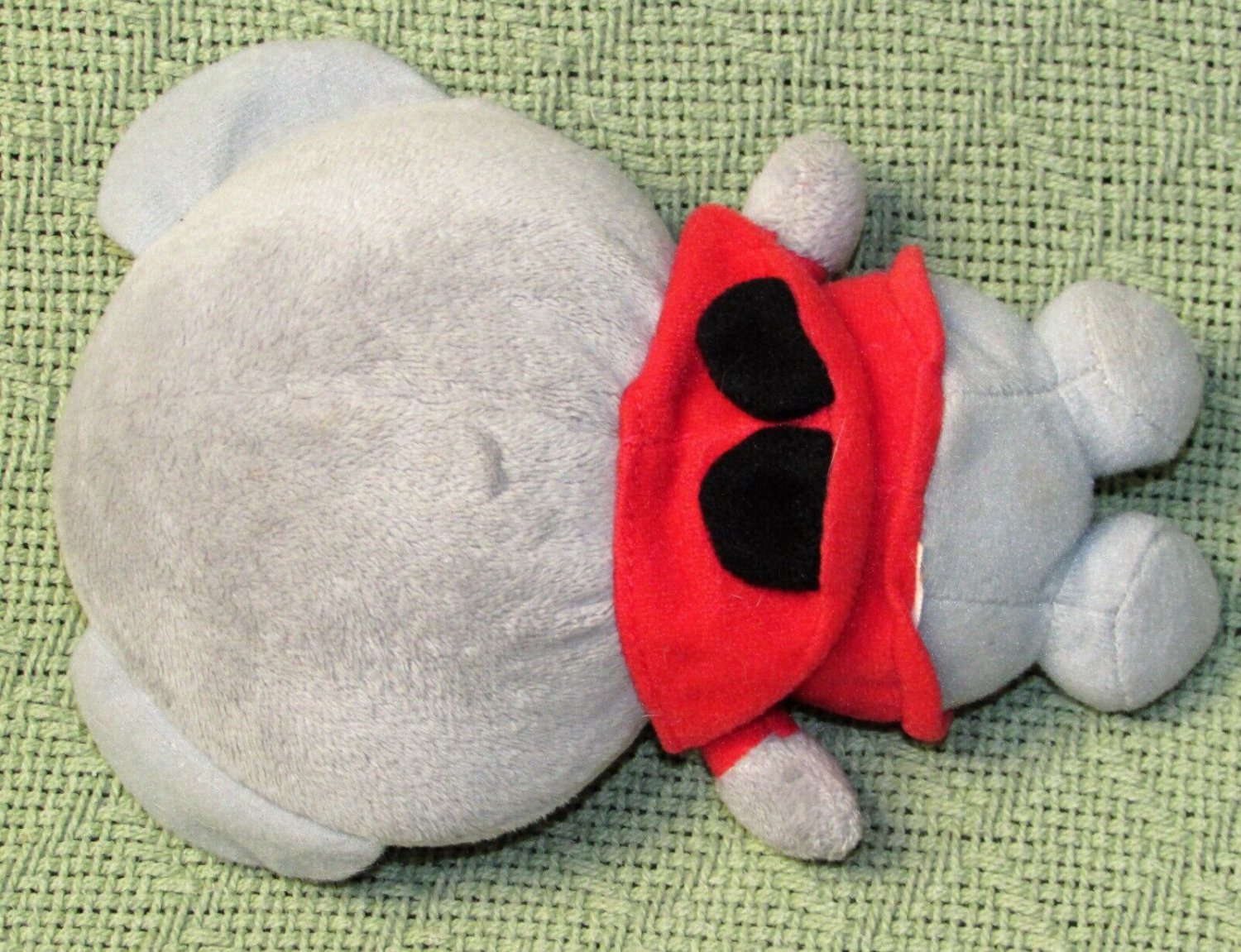 NI HAO KAI LAN KOALA PLUSH TOLEE GRAY RED HOODY WITH EARS NICK JR ...