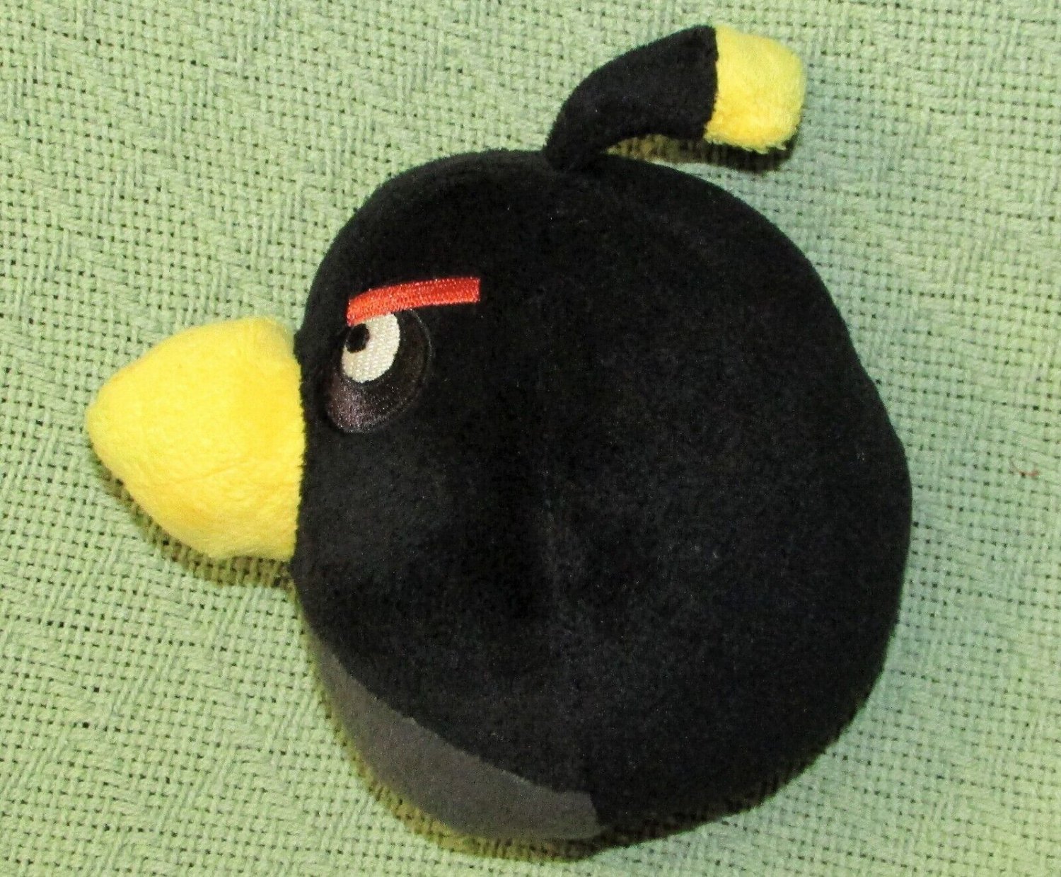 ANGRY BIRDS BOMB PLUSH 7" COMMONWEALTH ROVIO BLACK STUFFED ANIMAL ...