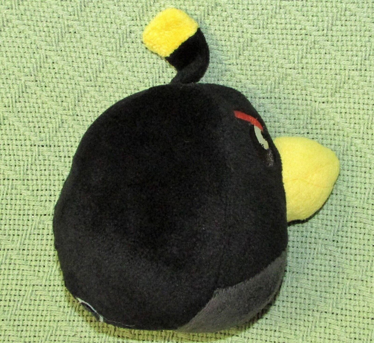 ANGRY BIRDS BOMB PLUSH 7" COMMONWEALTH ROVIO BLACK STUFFED ANIMAL ...