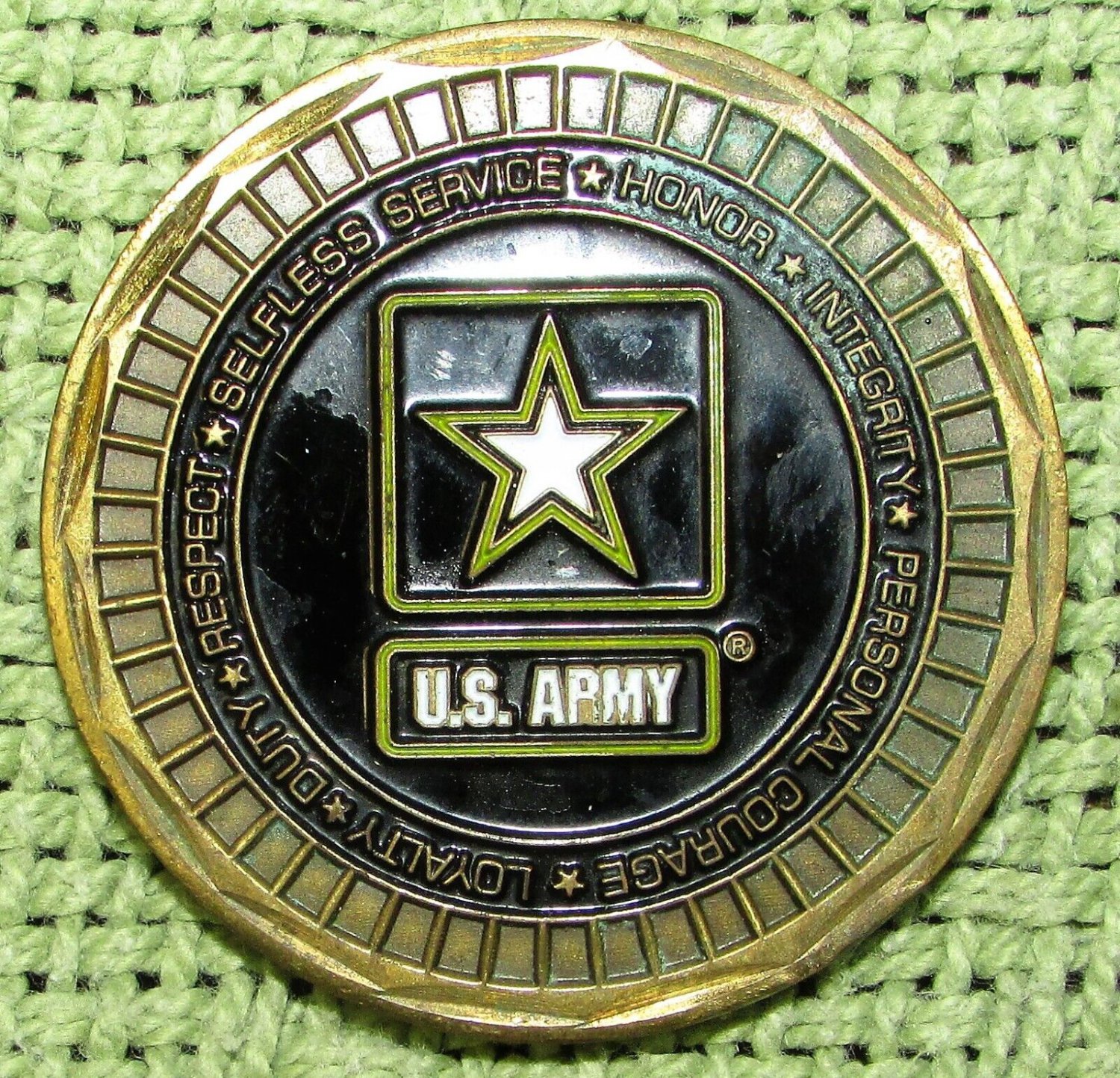 US ARMY RANGERS CHALLENGE COIN LEAD THE WAY UNITED STATES ARMED SERVICES