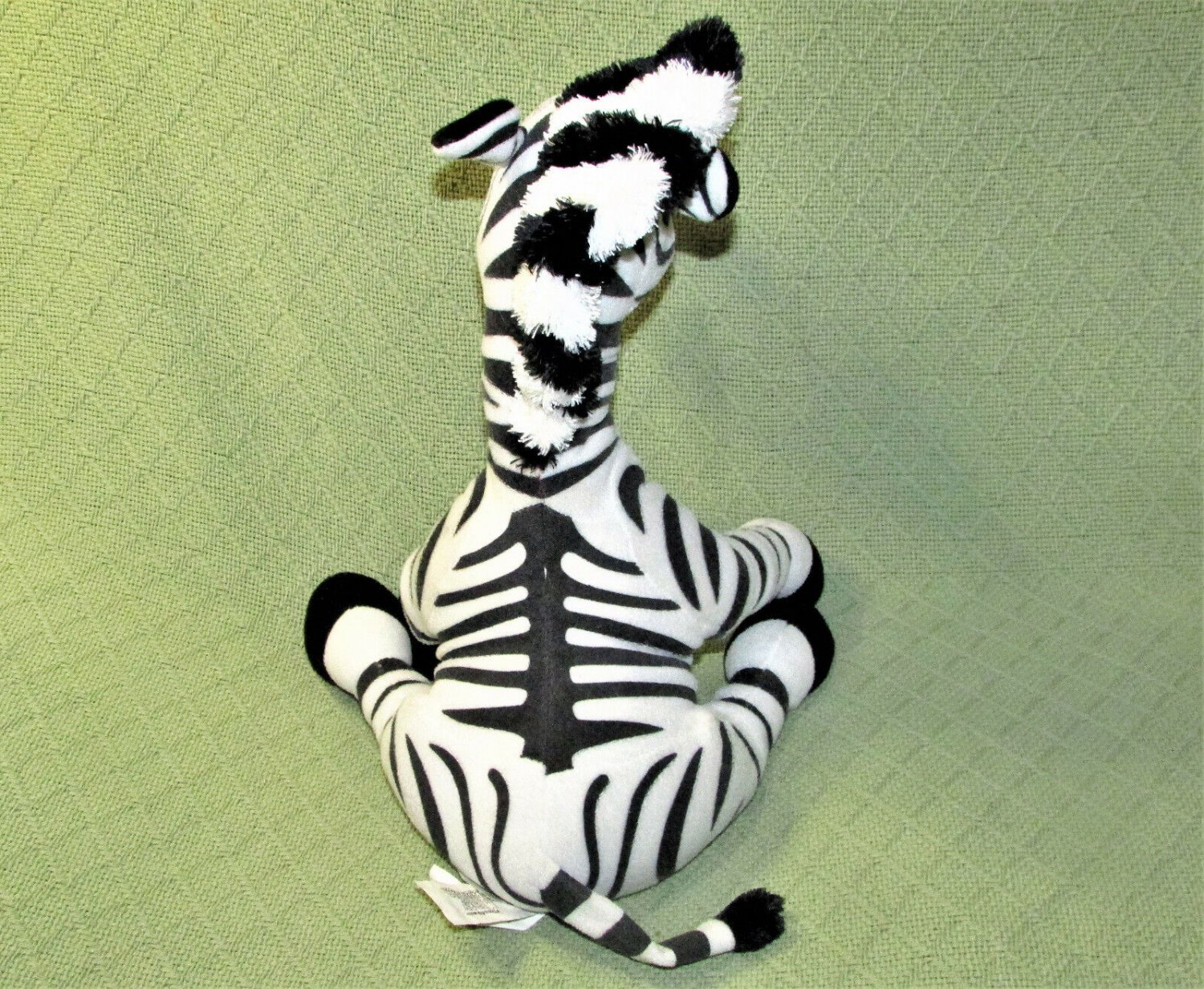 15" MARTY ZEBRA PENGUINS MADAGASCAR PLUSH STUFFED ANIMAL DREAMWORKS ...
