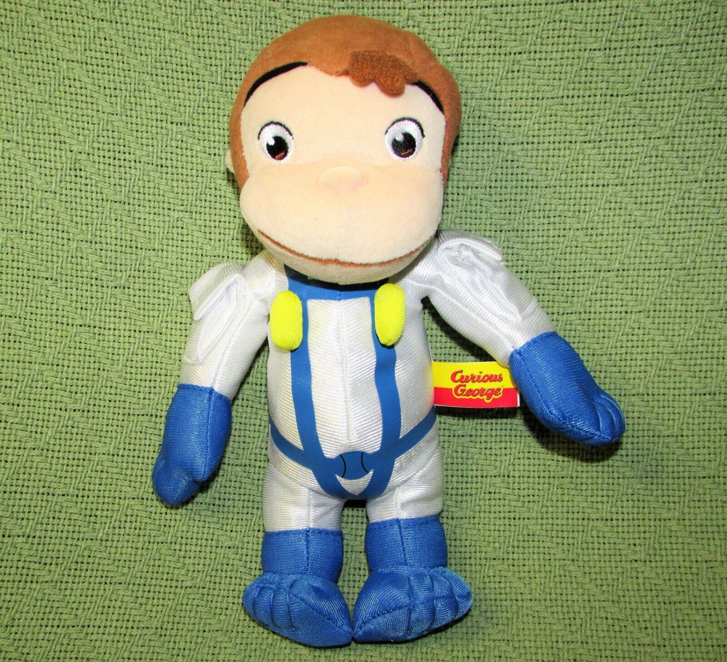 CURIOUS GEORGE SPACE MONKEY 10" PLUSH STUFFED ANIMAL PBS KIDS ASTRONAUT ...