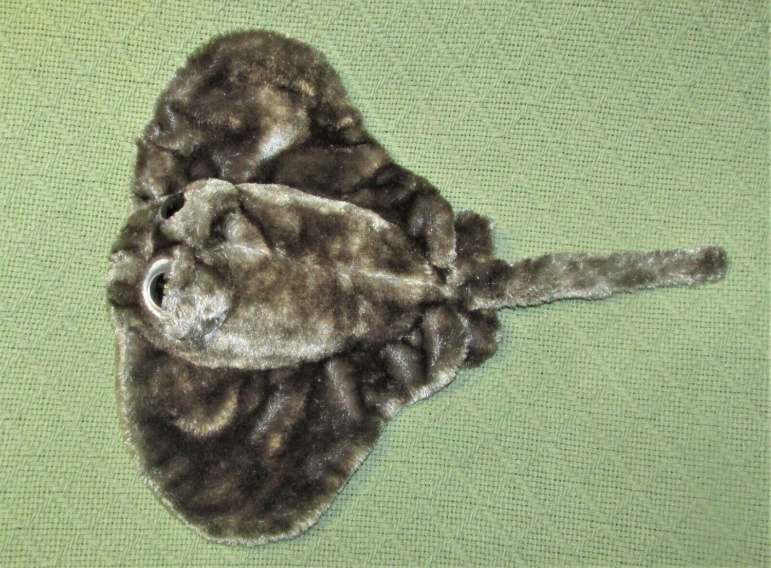 PETTING ZOO 12" MANTA STING RAY GRAY PLUSH STUFFED ANIMAL FISH DREAMY ...