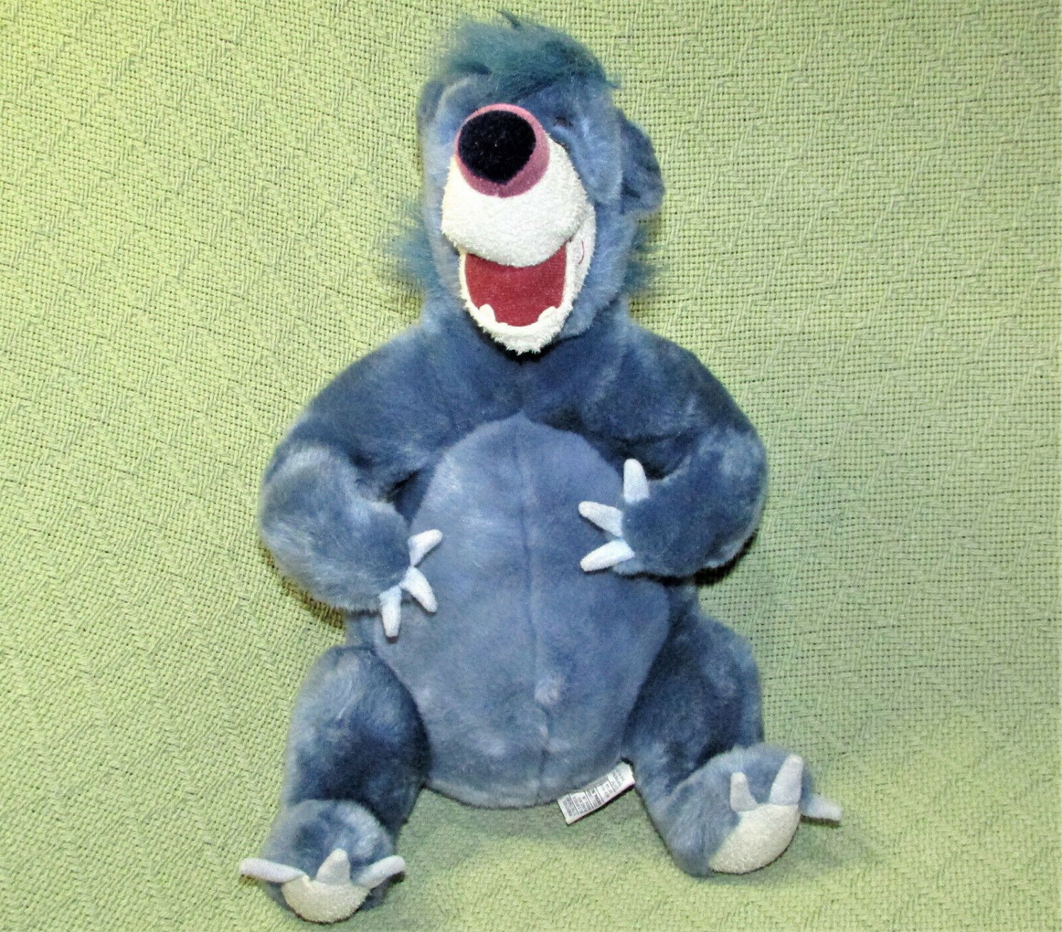 12" JUNGLE BOOK BALOO PLUSH DISNEY STORE STUFFED ANIMAL BEAR BIG BLUE ...