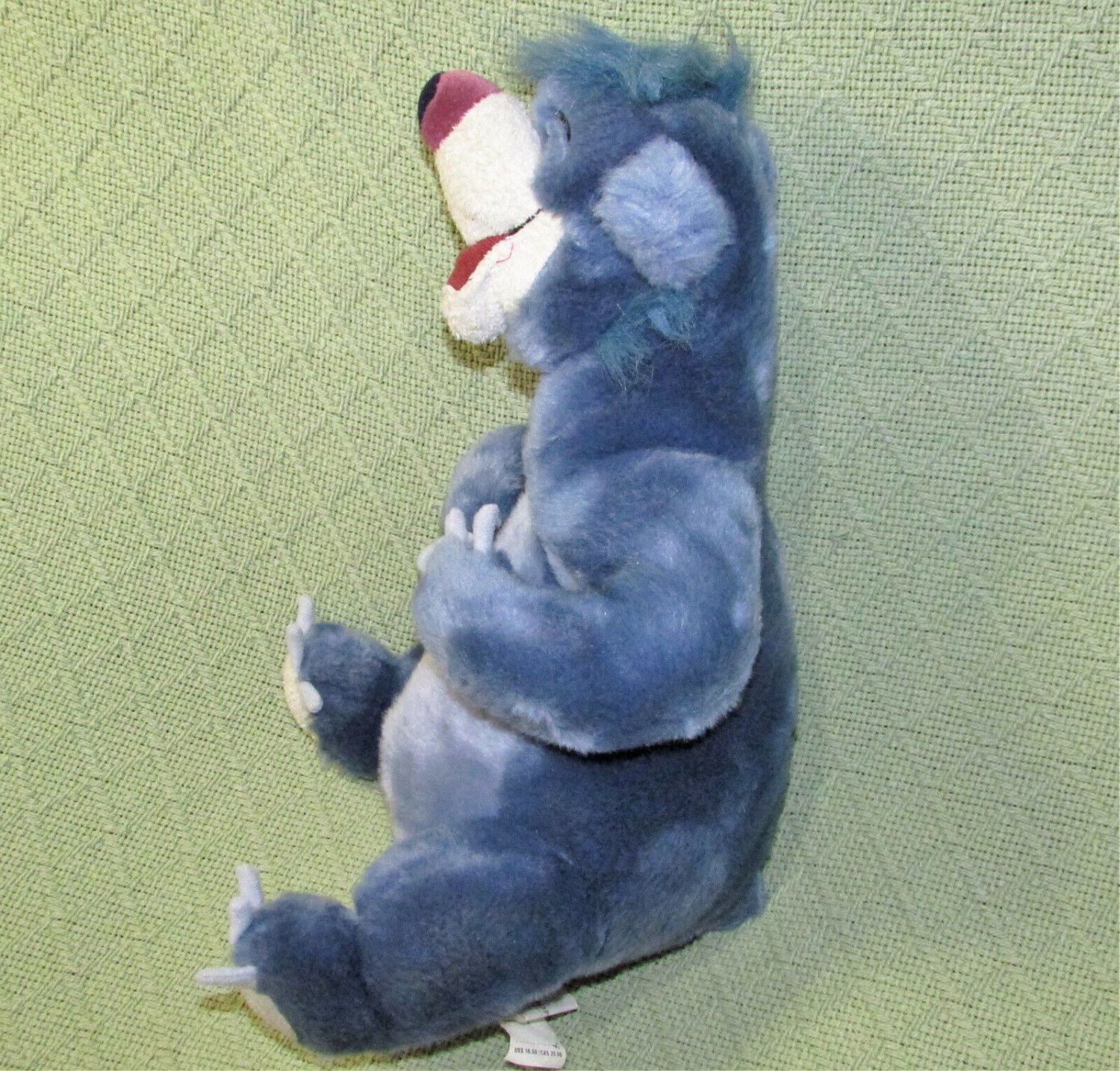 12" JUNGLE BOOK BALOO PLUSH DISNEY STORE STUFFED ANIMAL BEAR BIG BLUE ...