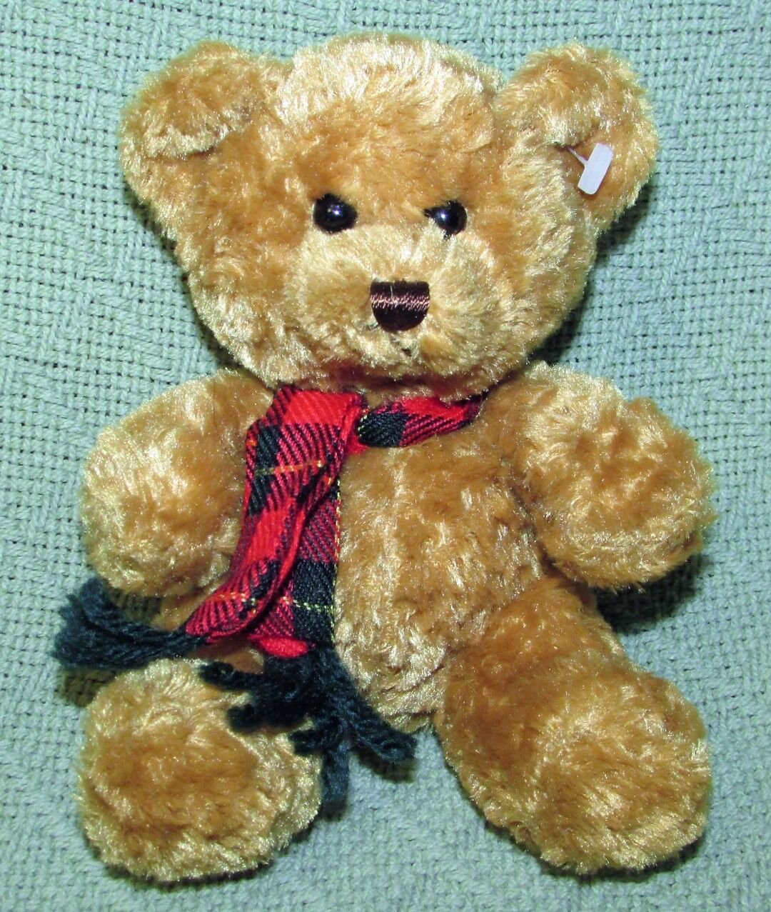 AURORA PEOPLE PALS MINI TEDDY BEAR 5 1/2" SITTING PLUSH STUFFED ANIMAL ...