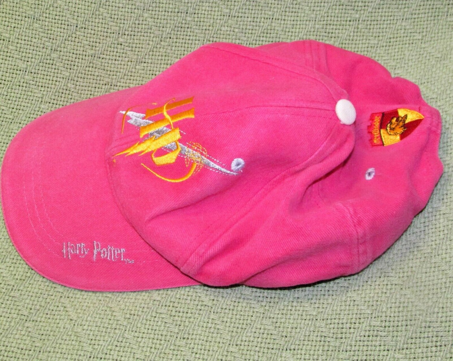 HARRY POTTER HOGWARTS GRIFFINDOR PINK HAT CAP BASEBALL STYLE ADJUSTABLE ...
