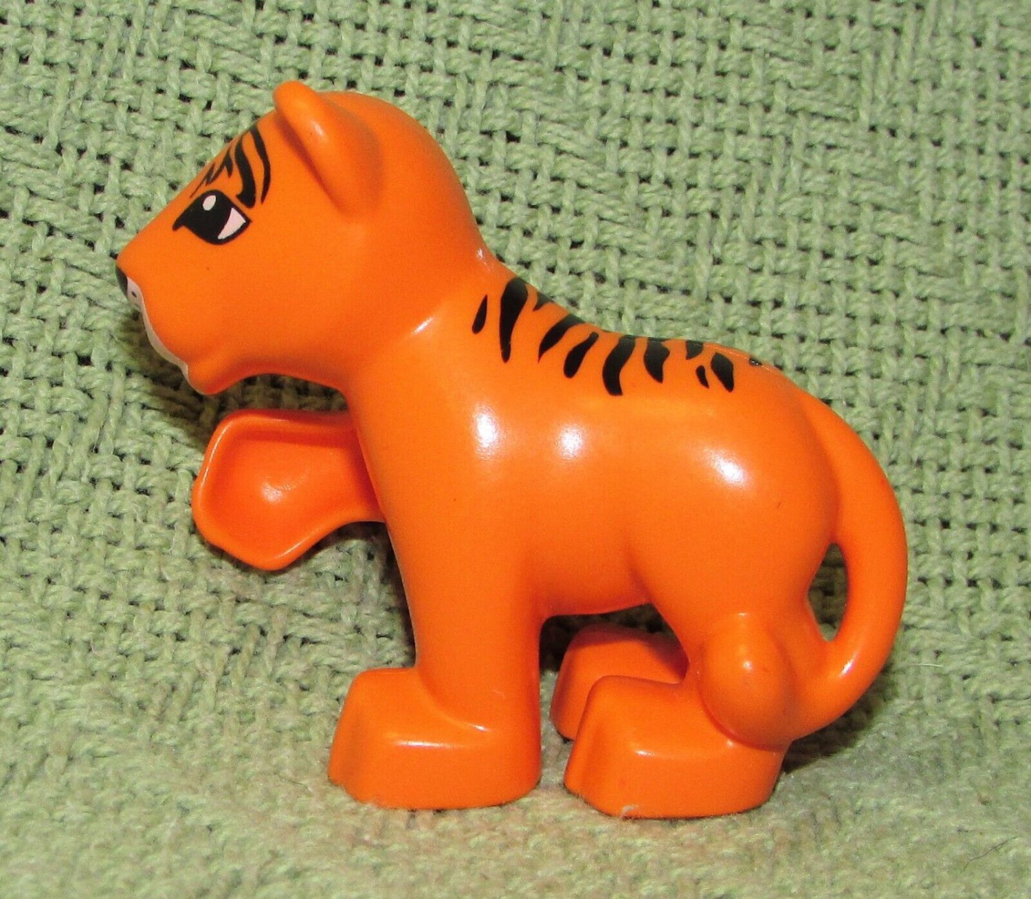 LEGO DUPLO TIGER BABY CUB MINI FIGURE REPLACEMENT ANIMAL WILD CAT ...