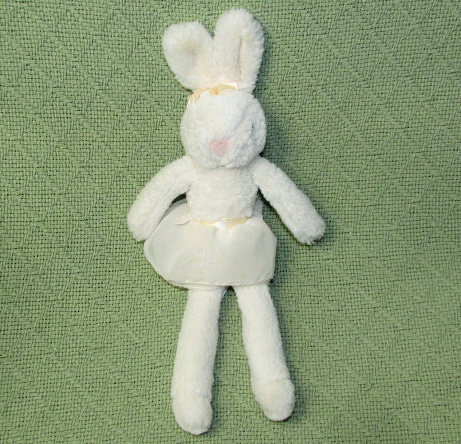 JELLYCAT LULU TUTU BALLERINA BUNNY PLUSH 11" IVORY STUFFED ANIMAL BOW ...
